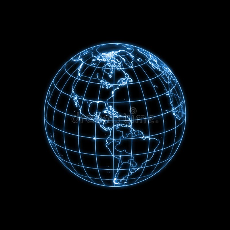 Global Map Light Background