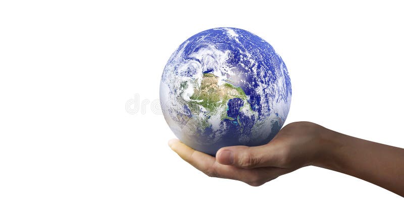 Globe ,earth in Human Hand, Holding Our Planet Glowing. Earth Image by ...