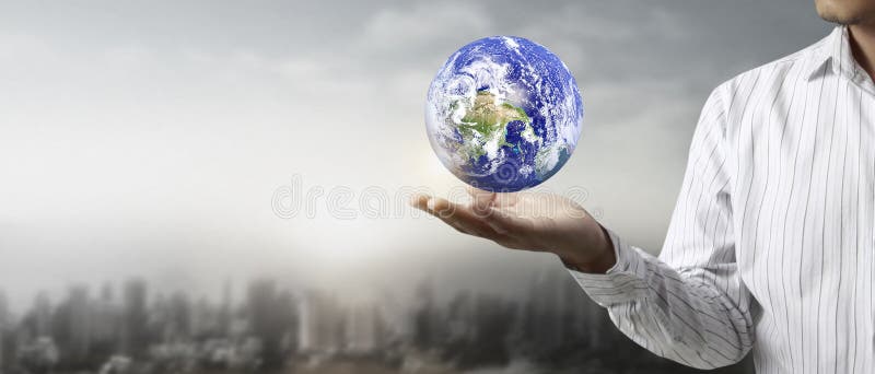 Globe ,earth in Human Hand, Holding Our Planet Glowing. Earth Image by ...