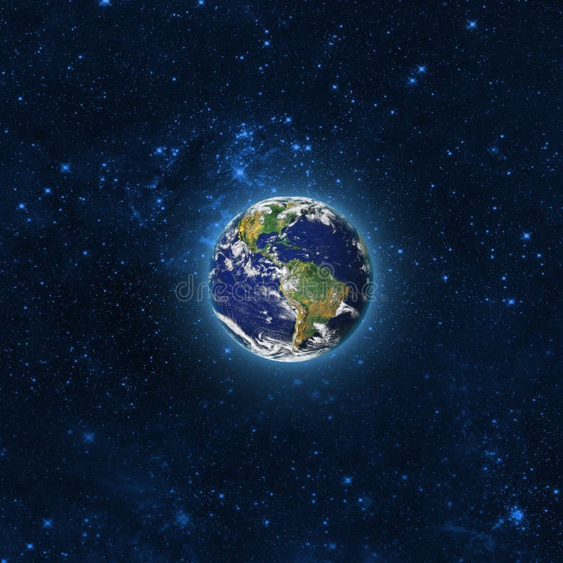 Globe Earth Model by Night. Elements of Image Furnished by NASA. Stock ...