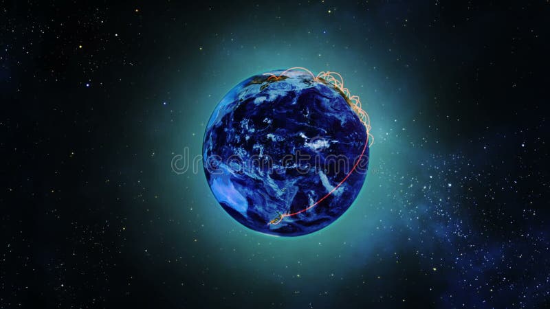 Globe Earth.World.Broadcast Design.News. Globe Earth Rotation.World Map ...