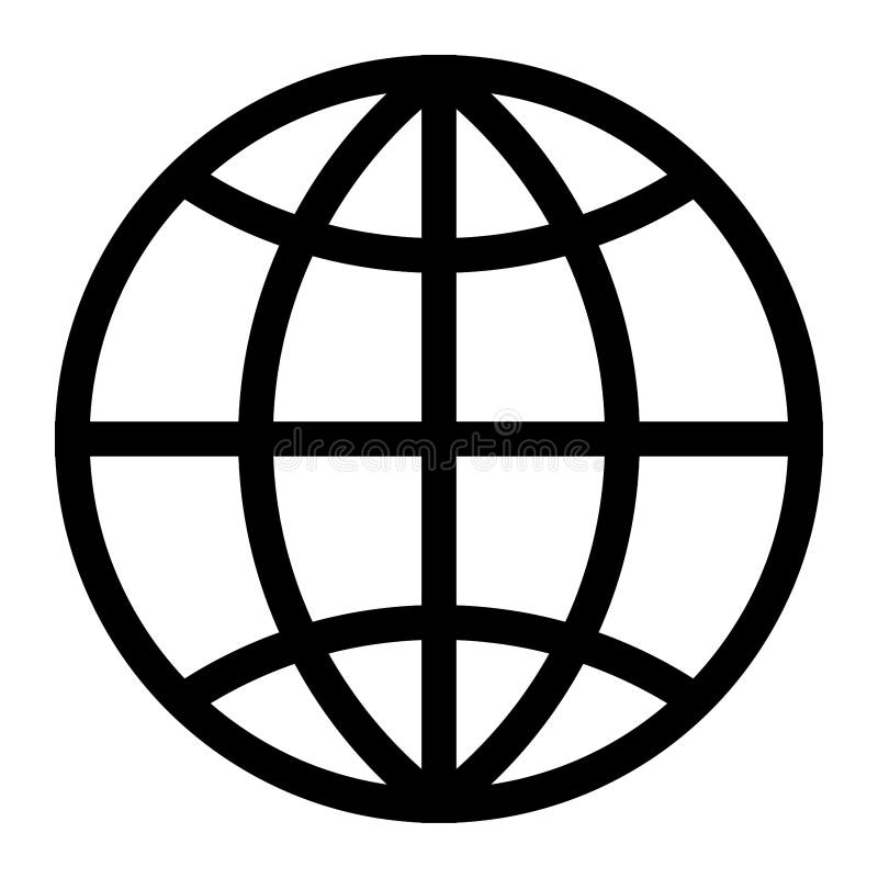 Globe Earth World Wire Frame Round Circular. Round Sphere Circular ...