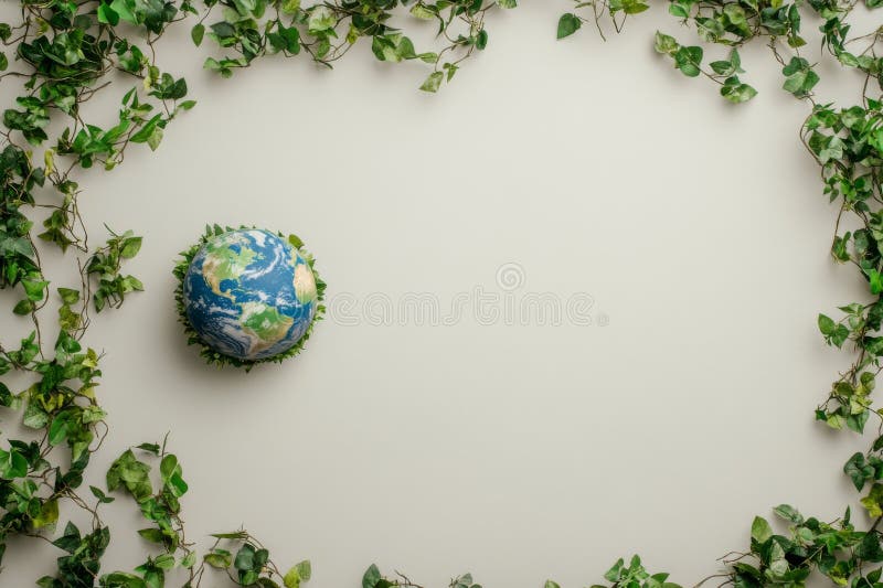 A Globe and Eco-friendly Environment on a White Background Embody the ...