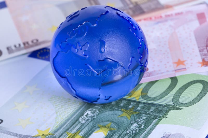 Money and Globe stock image. Image of paper, euro, capitalism - 9779261