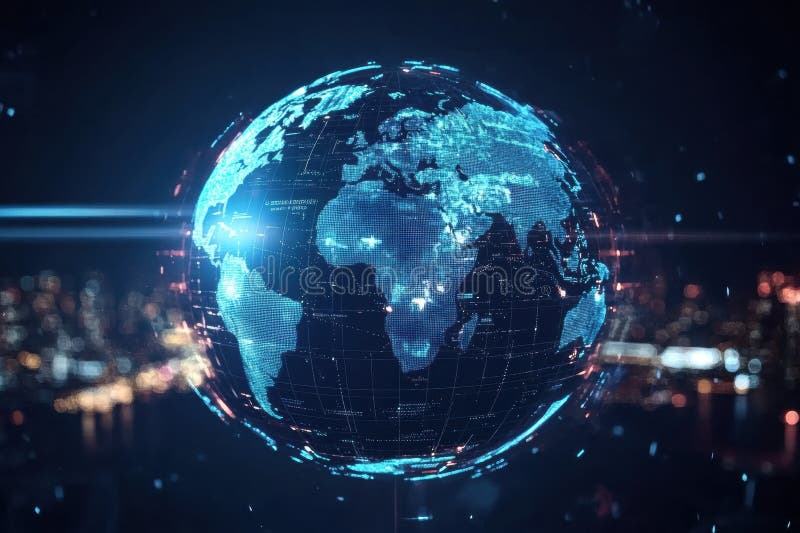 Classic Globe Showcasing Highlighted Political Zones with a Strategy ...