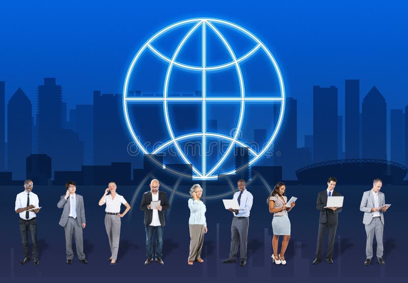 Globe Global Business Planet Shape Concept Stock Photo - Image of form ...