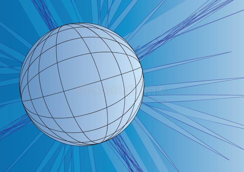 Globe grid - vector stock vector. Illustration of icon - 7495331