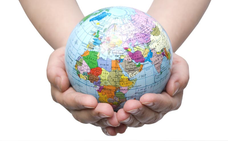 Globe in hands stock image. Image of earth, global, help - 5181257