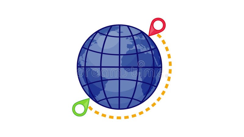 Navigation icon animation stock video. Video of equipment - 230012717