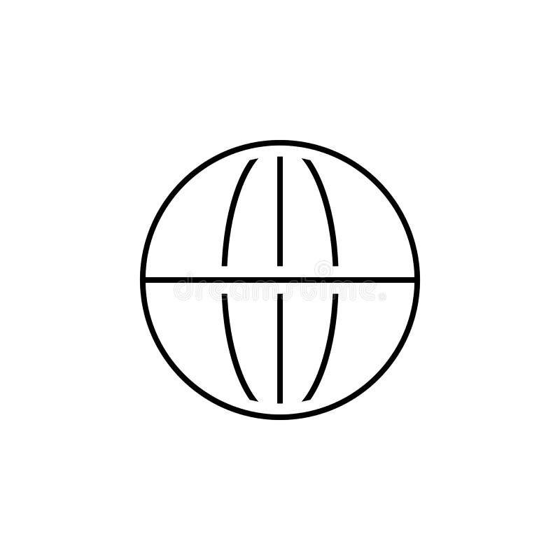 Globe Icon. Element of Simple Icon in Material Style for Mobile Concept ...