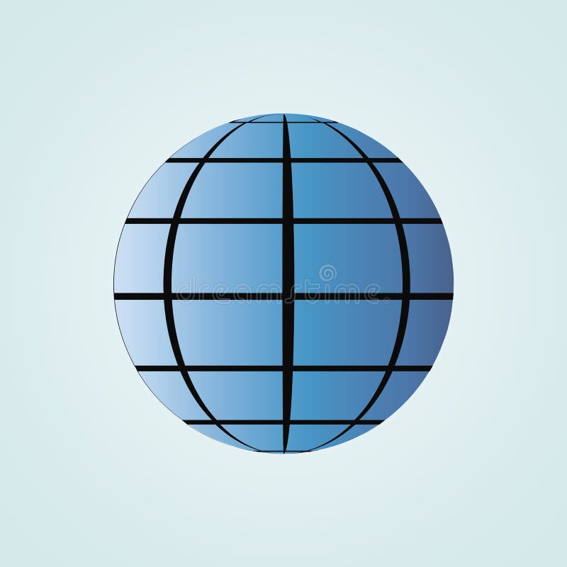 Globe Icon. Flat Design Style Modern Vector Illustration Stock ...