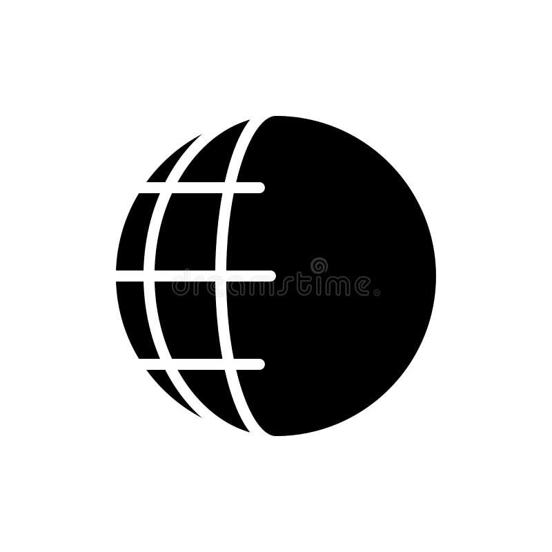 Globe Icon, Global Icon Vector Illustration Stock Vector - Illustration ...