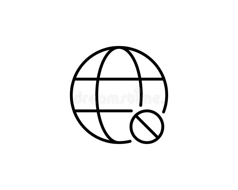 Globe Icon Windows 10 Earth, Global, Internet, Network, World Icon