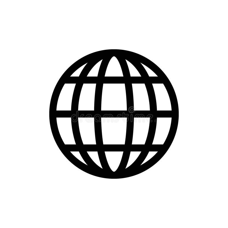 Globe Icon Perfect for Global and International Themes Stock Vector ...