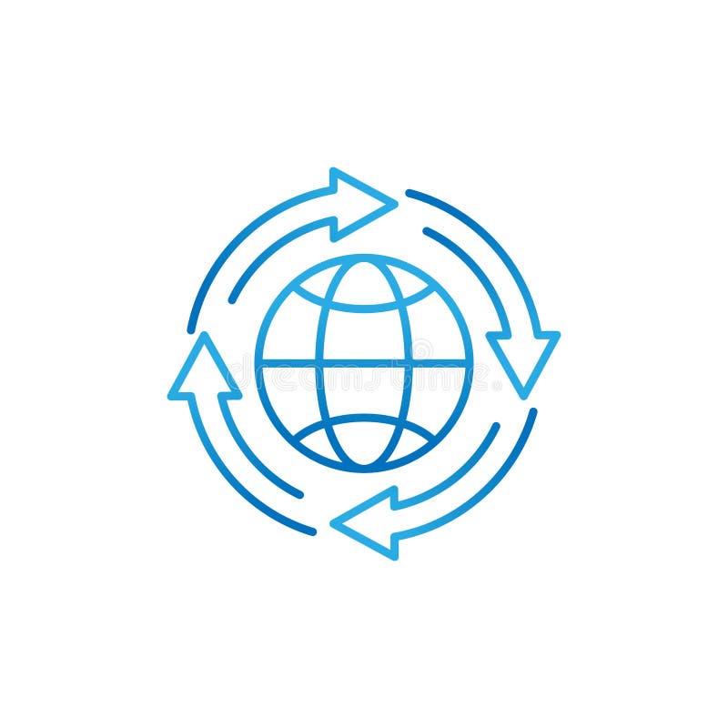 Globe Icon Vector Design Illustration. Globe Vector Illustration for ...