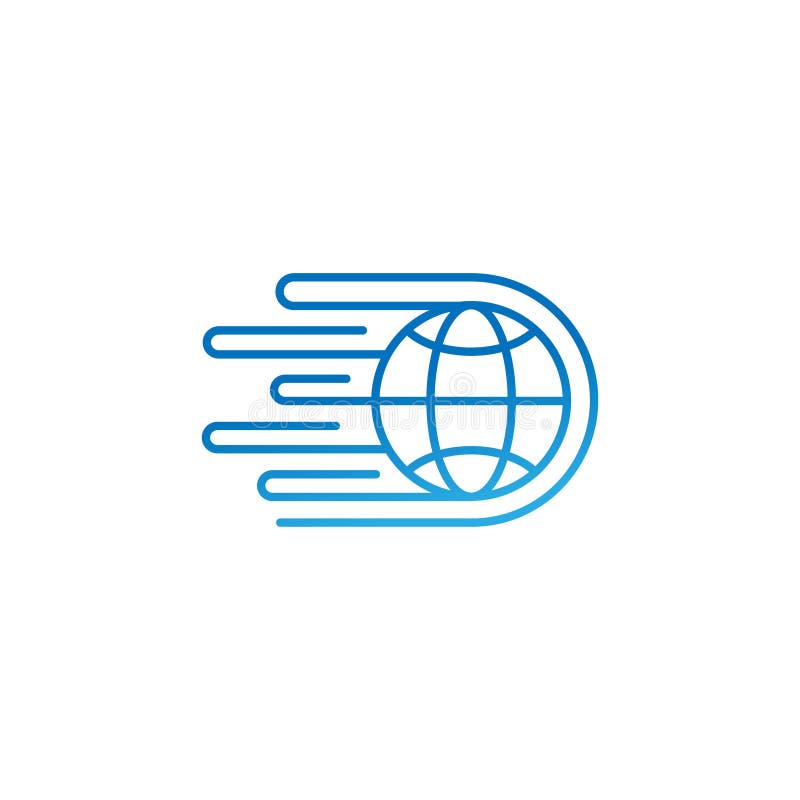 Globe Icon Vector Design Illustration. Globe Vector Illustration for ...