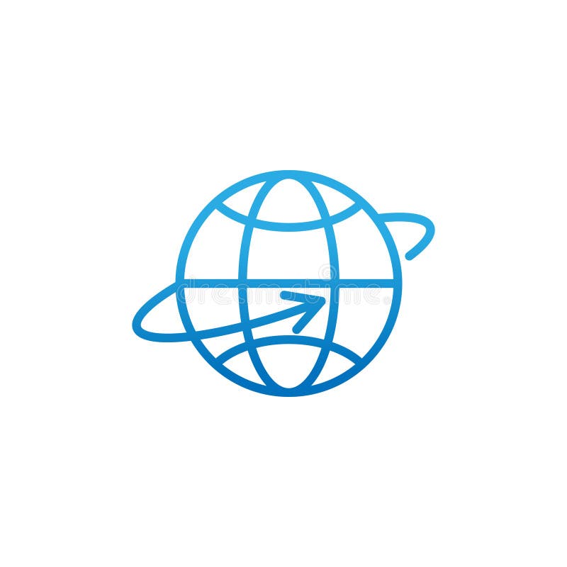 Globe Icon Vector Design Illustration. Globe Vector Illustration for ...