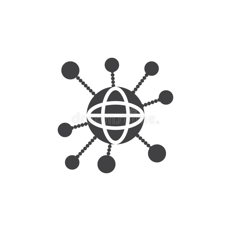 Globe Icon Vector, Social Network Solid Logo Illustration, Pictogram ...