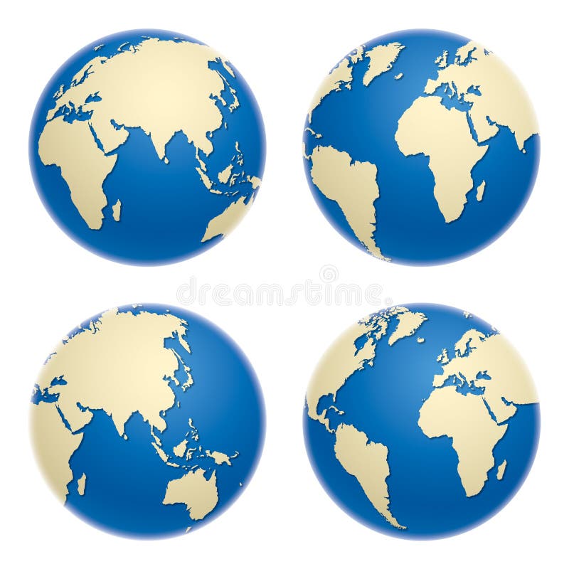 Globe stock vector. Illustration of vector, world, drawing - 10395532