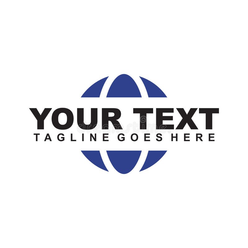 Globe Iicon Logo Design Vector Template Stock Vector - Illustration of ...