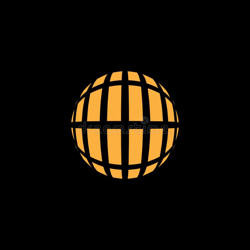 Globe Iicon Logo Design Vector Template Stock Vector - Illustration of ...