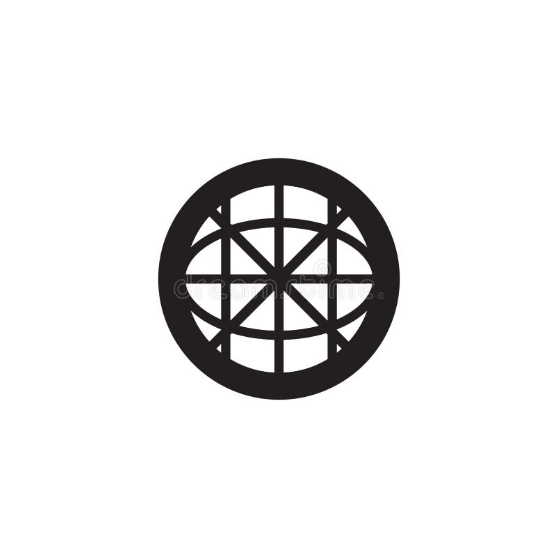 Globe Iicon Logo Design Vector Template Stock Vector - Illustration of ...