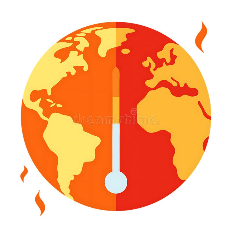 Globe Illustrating Extreme Temperatures and the Impact of Climate ...