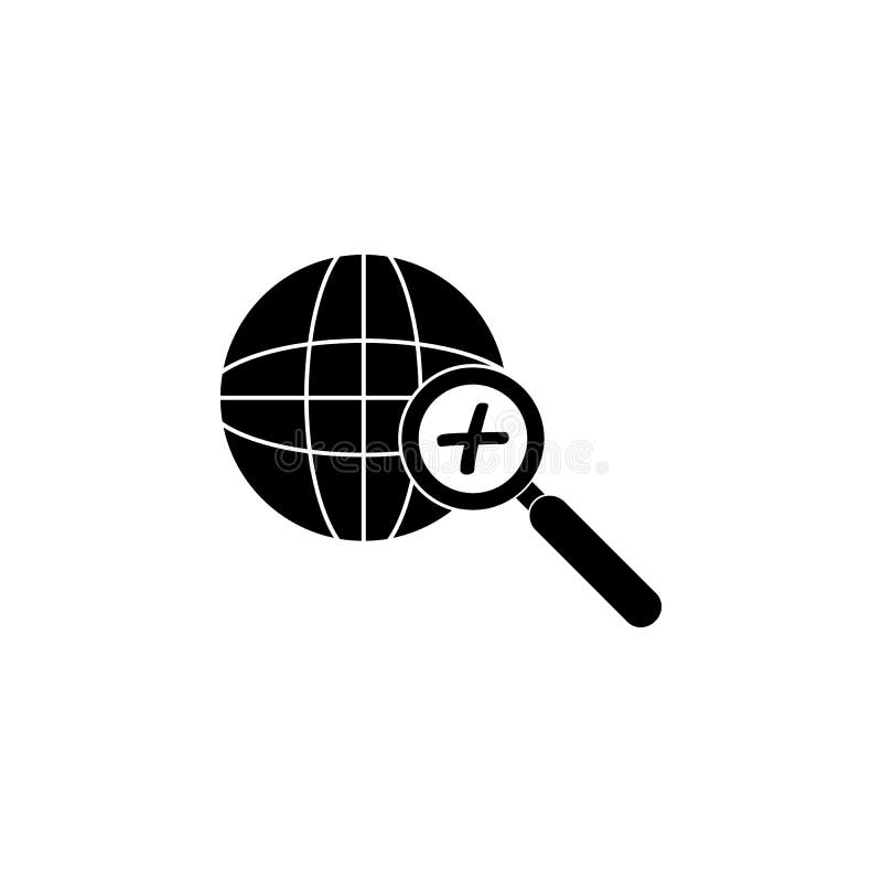 Globe Increase Sign Icon. Element of Education Icon for Mobile Concept ...