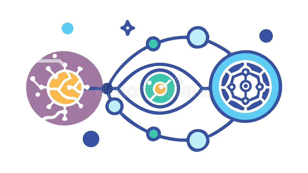 Globe with Interconnected Network Nodes, Vector Design Generative AI ...