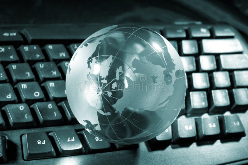 Globe and keyboard stock photo. Image of laptop, keyboard - 28816446