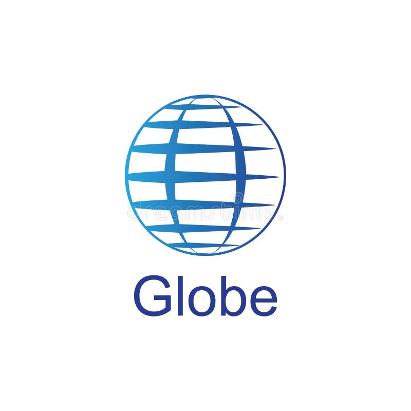 Globe Logo and Icon Vector Design Template-Vector Stock Illustration ...