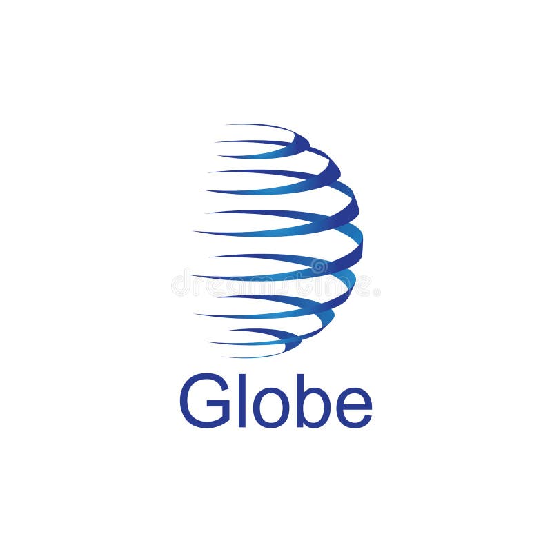 Globe Logo and Icon Vector Design Template-Vector Stock Illustration ...