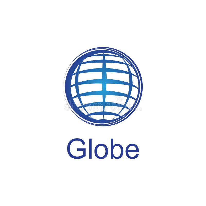 Globe Logo and Icon Vector Design Template-Vector Stock Illustration ...