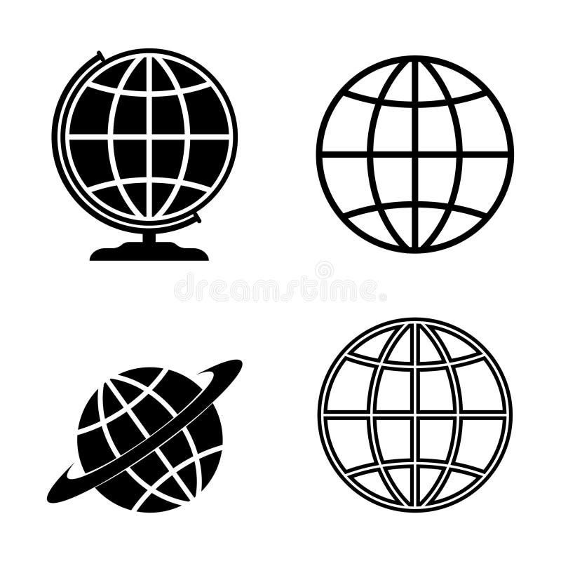 Globe logo stock vector. Illustration of geographical - 284759409