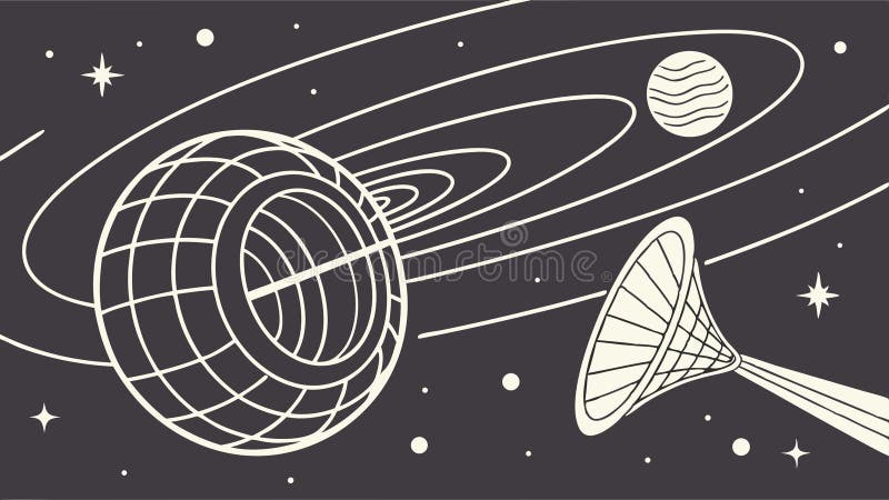 Globe with Measuring Compass, Geography and Cartography Tools Vector ...