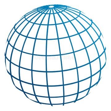 Globe Meridians / Earth Model Stock Vector - Illustration of earth ...