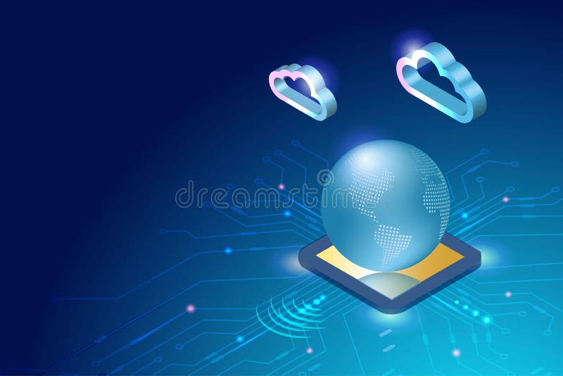 Future Microchip Cloud Computing Stock Illustrations – 831 Future Microchip Cloud Computing ...