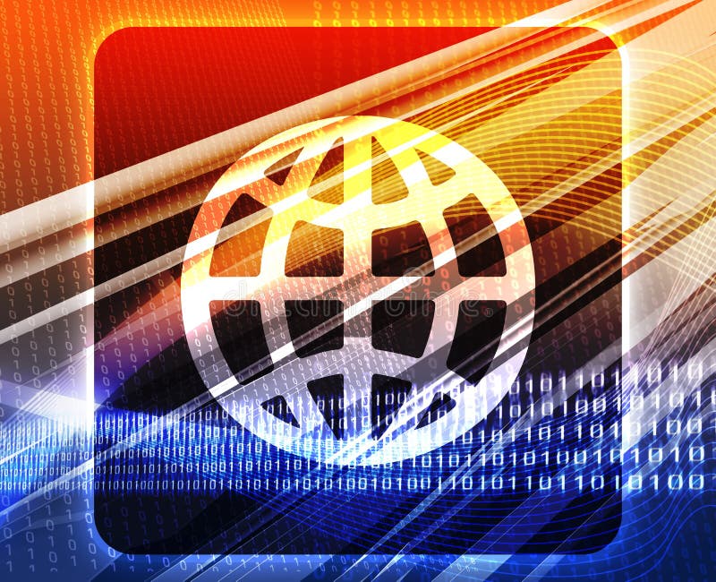 Web Browser Background Concept Stock Illustration - Illustration of ...