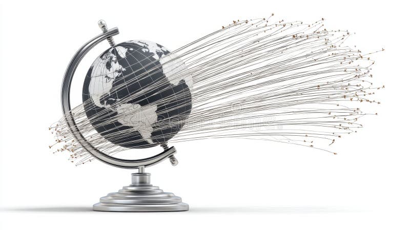 Global Connections stock illustration. Illustration of globalization ...