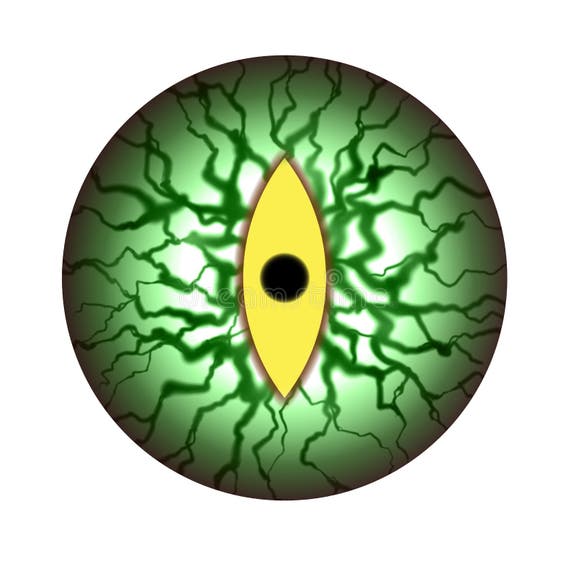 Globe Oculaire Rampant D'oeil De Monstre Illustration Stock ...