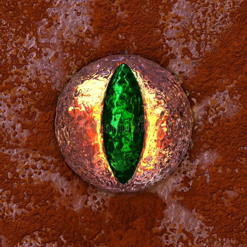 Globe Oculaire Rampant D'oeil De Monstre Illustration Stock ...