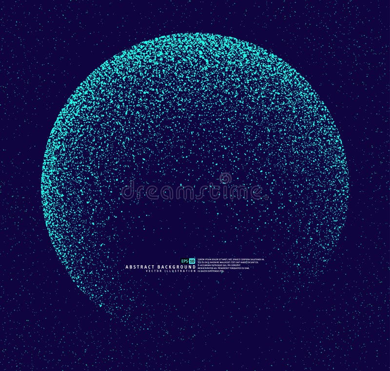 Three Dimensional Dotted World Map with Wireframe Sphere Stock Vector ...