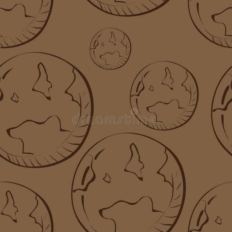Globe Pattern Background. Vector Illustration Decorative Design Stock ...