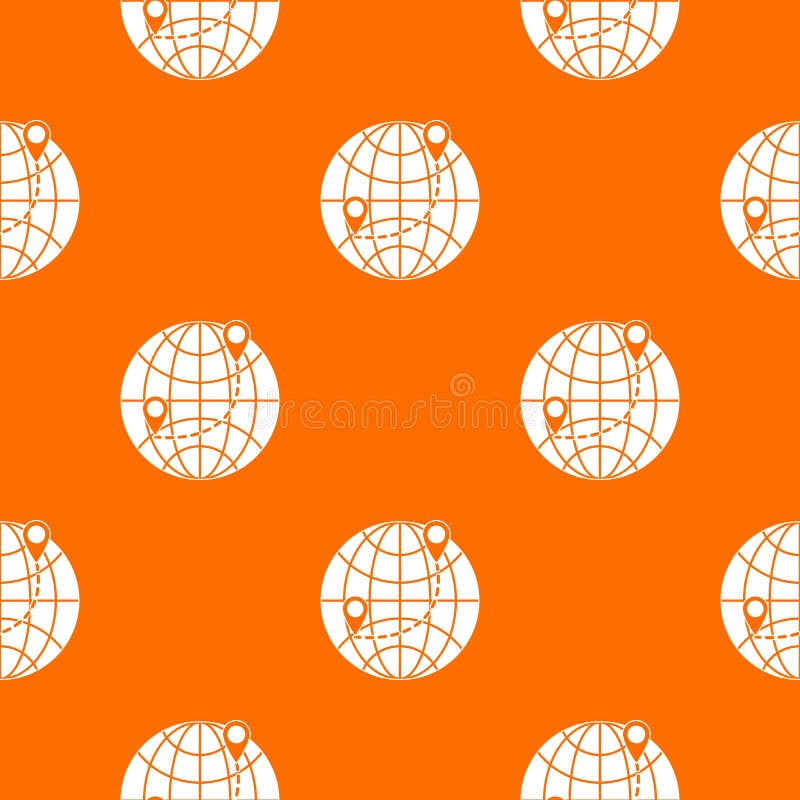 Globe pattern seamless stock vector. Illustration of geography - 100700598
