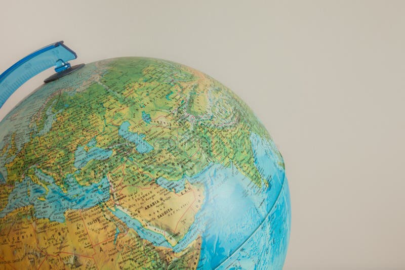 Globe with Physical Map on it Stock Image - Image of globe, world: 82058951