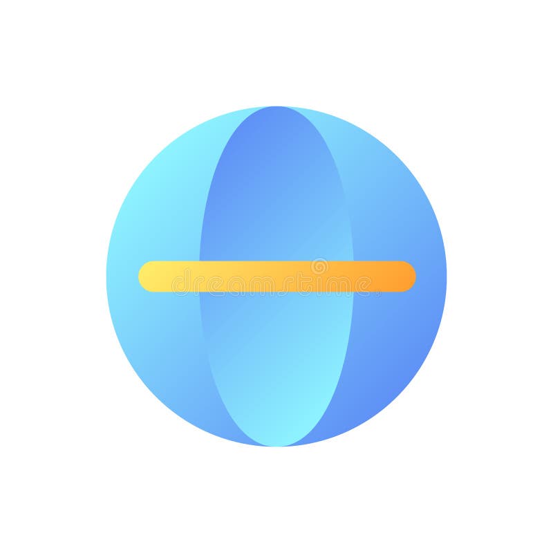 Globe Pixel Perfect Flat Gradient Color Ui Icon Stock Vector ...