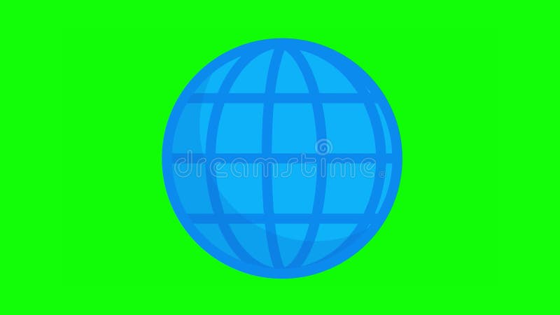 Globe Planet Earth Animation. 4K Stock Video - Video of concept, icon ...