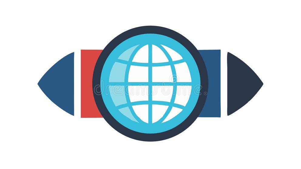 Globe with Protective Shield, Global Security and Privacy, Vector ...