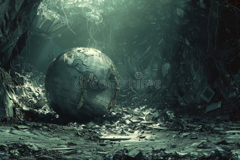 Inside of Decay Tooth. 3d Rendering Stock Illustration - Illustration ...