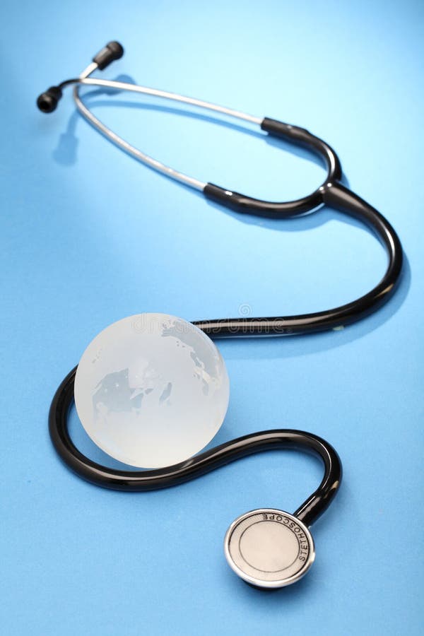 Globe and Stethoscope- Healthy World Stock Photo - Image of warming ... Globe and Stethoscope- Healthy World Stock Photo - Image of warming ...